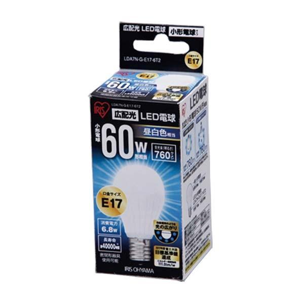 IRIS OHYAMA 電球 LED E17 60W 広配光 60W相当 アイリスオーヤマ 昼白色 電球色 ペンダントライト スポットライト 天井照明 : OA’Z - 通販 - Yahoo ...