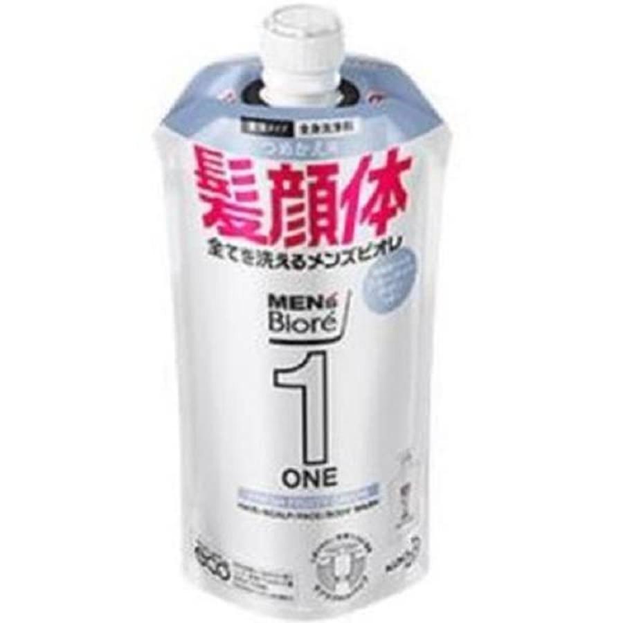 Kao 花王 メンズビオレ ONE オールインワン全身洗浄料 つめかえ用 340ml 顔・髪・体 ノンシリコン フルーティーサボンの香り : ベストワン - 通販 - Yahoo!ショッピング