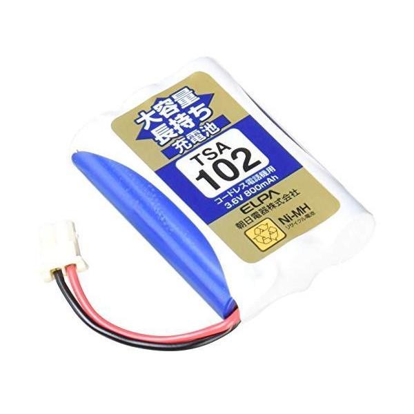 ELPA TSA-102 電話子機用充電池 : ベストワン - 通販 - Yahoo!ショッピング