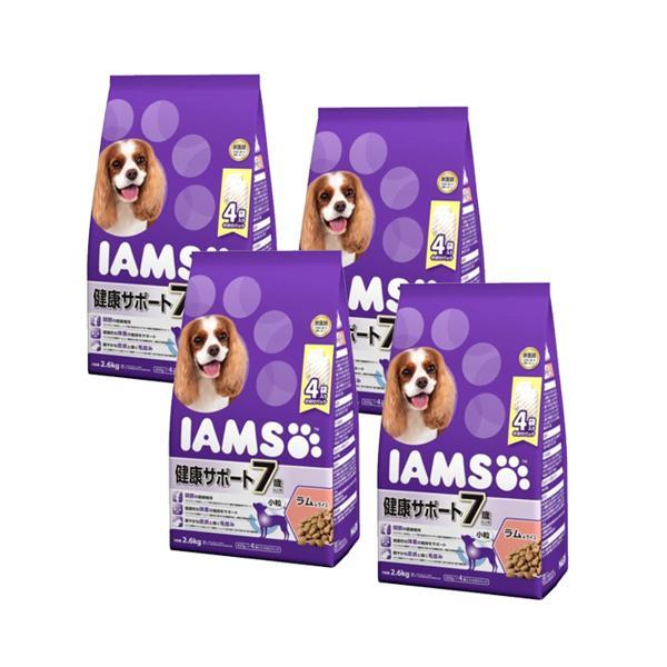 MARS 4個セット アイムス ドッグフード 7歳以上用 健康サポート 小粒 ラム&ライス シニア犬用 2.6kg ドライフード IAMS ...