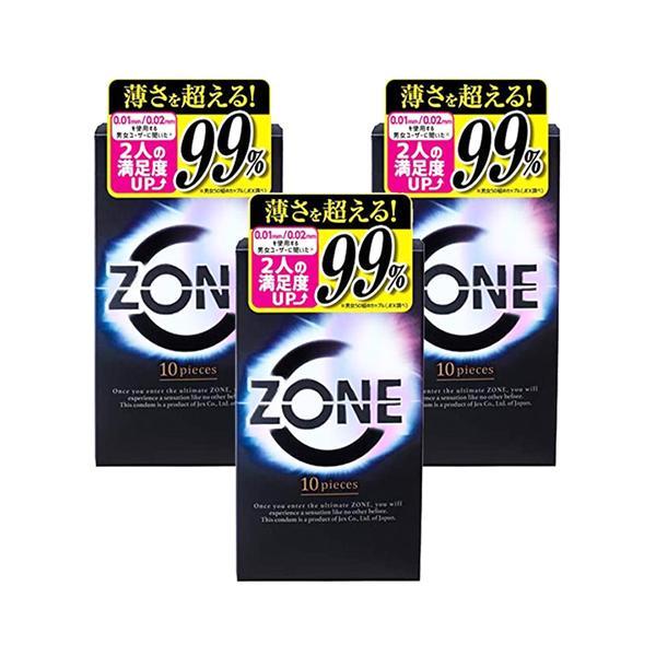 ジェクス 3個セット ゾーン コンドーム 10個入 避妊具 避妊用品 ZONE JEX : ベストワン - 通販 - Yahoo!ショッピング