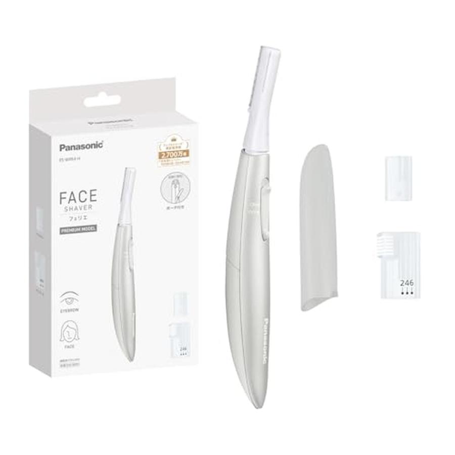 Panasonic（パナソニック） フェイスシェーバー フェリエ ウブ毛 眉毛 乾電池式 グレー ES-WF63-H : ベストワン - 通販 ...