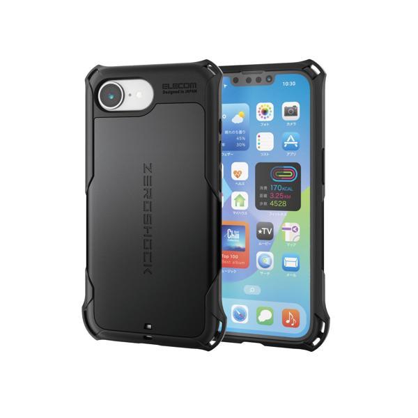 ELECOM エレコム iPhone SE4 ケース 衝撃吸収 フィルム付き 耐衝撃 ZEROSHOCK ブラック PM-A25SZEROBK : ベストワン - 通販 - Yahoo!ショッピング
