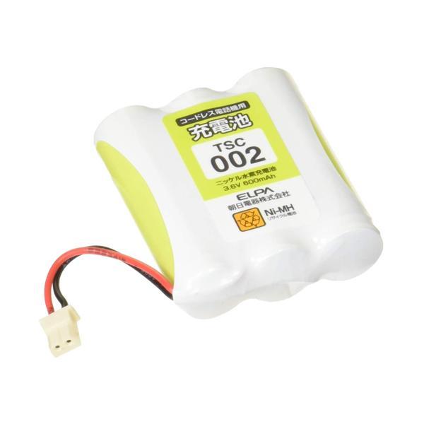 日立 エルパ 電話機用充電池 パナソニック他同等品 電池パック 3.6V 600mAh ニッケル水素充電池 TSC-002 : ベストワン - 通販 - Yahoo!ショッピング