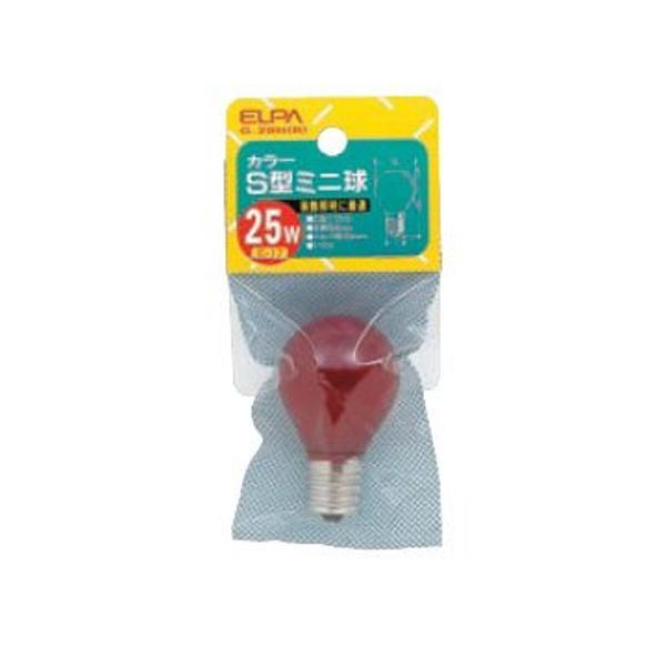 ELPA エルパ カラーS型ミニ球25 電球 照明 間接照明 E17 110V 25W レッド G-20H R : ベストワン - 通販 - Yahoo!ショッピング