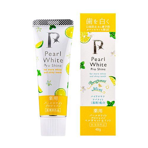 パールホワイト 薬用パールホワイトプロ シャイン 40g ベルガモット＆ミント 医薬部外品[0173] メール便無料[A][TN100] : ベストワンヤフーショップ - 通販 - Yahoo ...