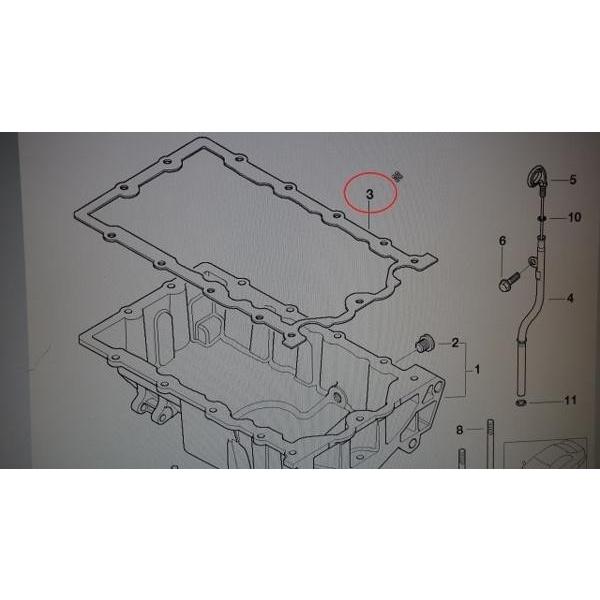 MINI 新品 BMW エンジンオイルパンガスケット R50 52 53 11131487221 純正OEM : Best Parts ...