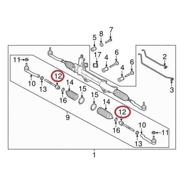 JAGUAR 新品 ジャガーXF/XK/XJ/F ステアリングタイロッド C2D28554/C2Z2214/C2Z2215/C2D47149 ...