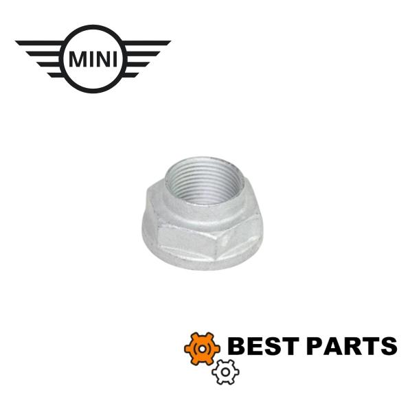MINI 新品 BMW フロントハブロックナット R50 52 53 55 56 57 58 59 60 61 純正 31106773005 ...
