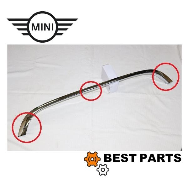 MINI（ミニ） 新品 ジャンク品 BMW MINI グリルアッパーモール R55 56 57 前期 CooperOne用 ...