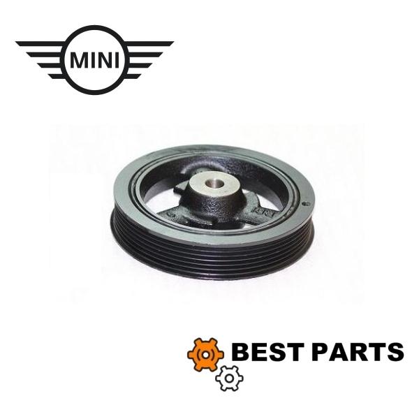 新品 BMW MINI クランクプーリー R50 52 バイブレーションダンパー 11237829906 社外品 : 7 ...