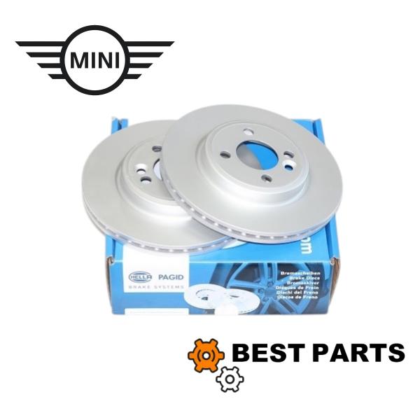 MINI（ミニ） 新品 BMW MINI フロントブレーキローターセット R50 52 53 34111502891 34116774984 ...