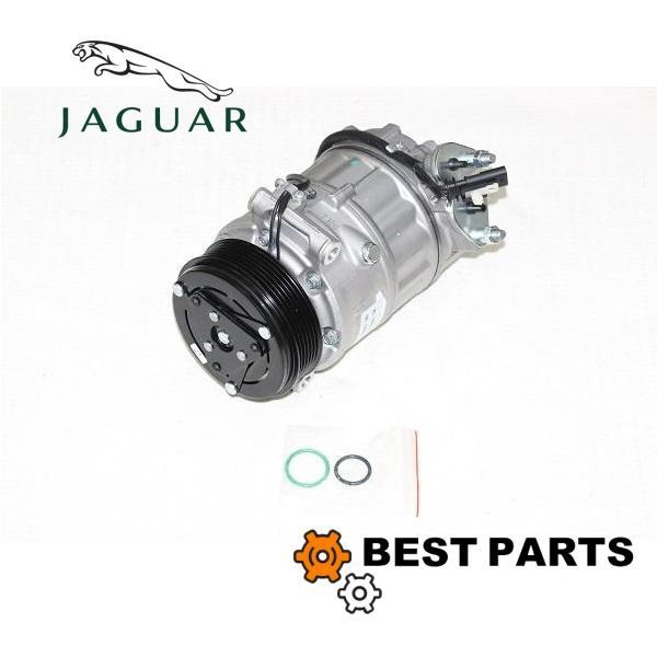 JAGUAR 新品 ジャガー エアコンコンプレッサー 価格優先 XF 2009 - 2015 XJ 2010 (From V00001 ...