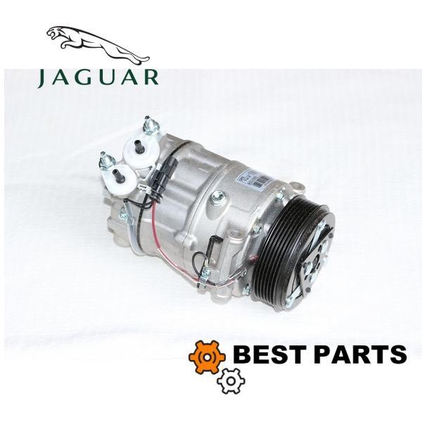 新品 ジャガー エアコンコンプレッサー XF 2009 - 2015 XJ 2010 (From V00001) C2Z29597 ...