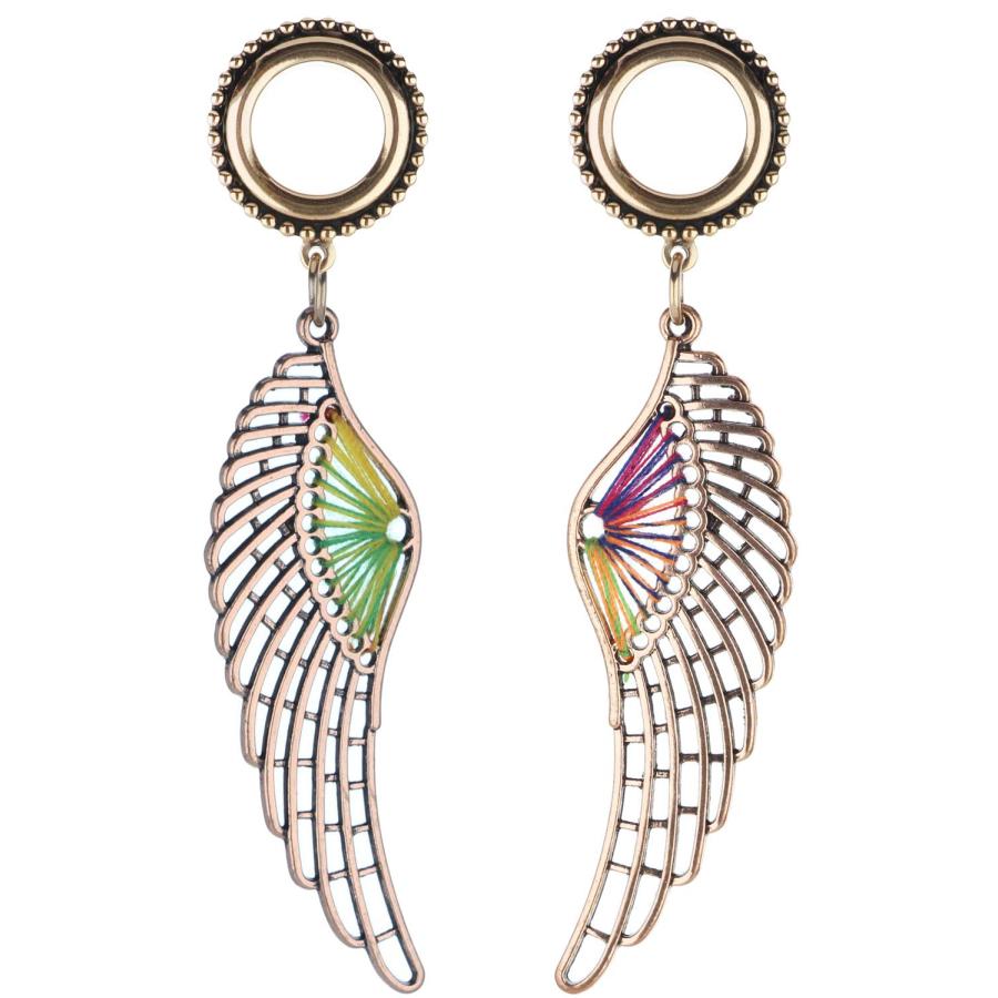 Balala 2G 6mm Rose Gold 316L Surgical Steel Wing Dangle Ear Gaug 並行輸入品 : D-Market - 通販 - Yahoo ...
