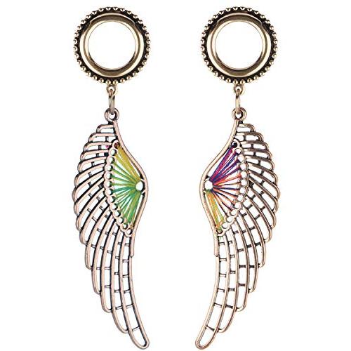 Balala 2G 6mm Rose Gold 316L Surgical Steel Wing Dangle Ear Gaug 並行輸入品 : D-Market - 通販 - Yahoo ...