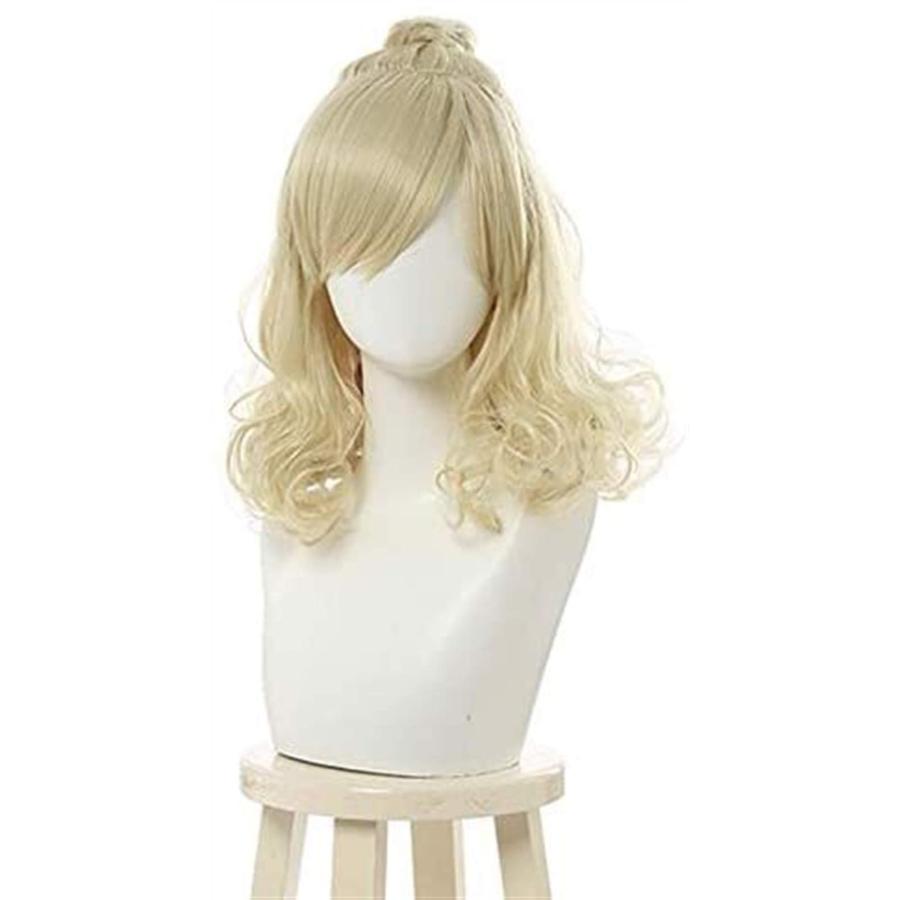 【並行輸入品】ydound KEEBON Animal Crossing Isabella Cosplay Wigs Long Curly B ...