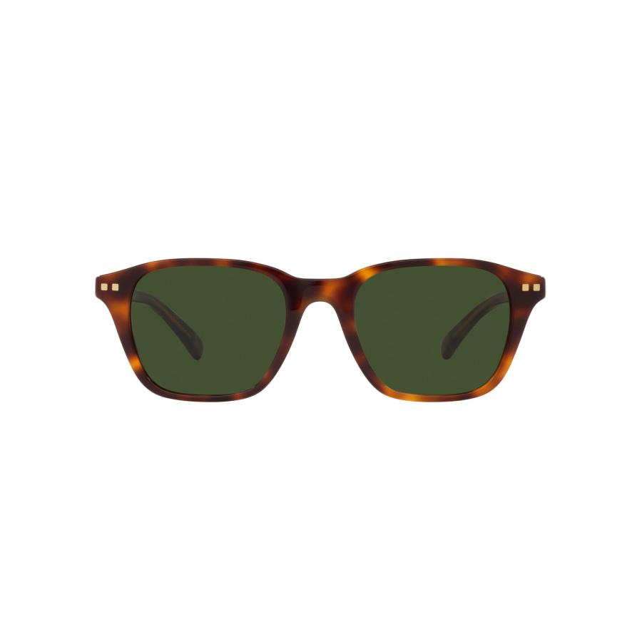 【並行輸入品】Brooks Brothers メンズ Bb5048 スクエアサングラス, ウォームトータス/グリーン, 53 mm ...