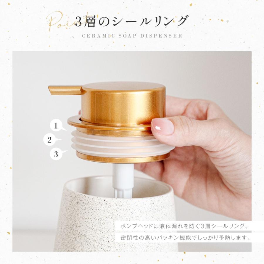 ソープディスペンサー 泡タイプ ソープボトル 陶器 詰め替え ハンドソープ洗剤用 詰め替え容器 泡ソープ 洗面所 おしゃれ シンプル モダン zk-spb01爆買 : Bestsign ...