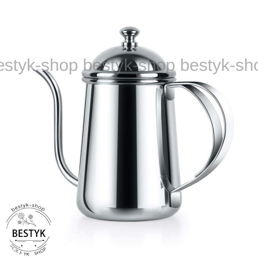 FUN COFFEE コーヒーケトル 650ml ケトル ドリップケトル コーヒーポット ドリップポット キャンプ 直火 蓋付き 細口 co-0001 【即日発送】