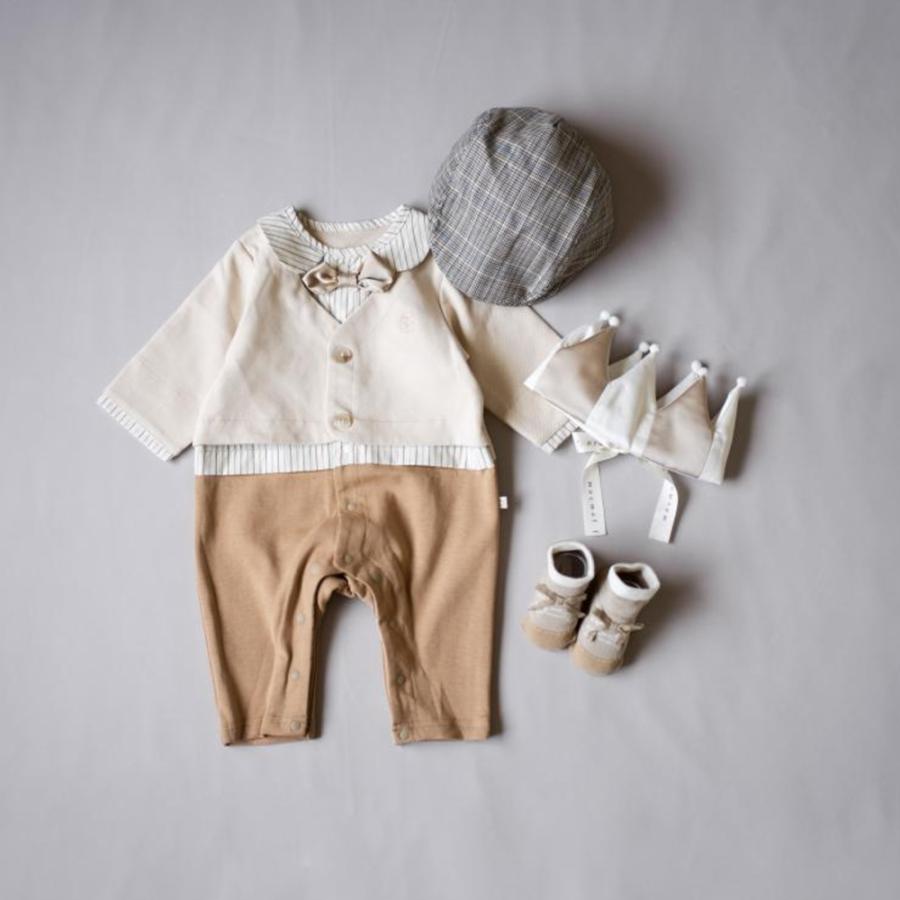 mocmof（モクモフ） おめかし フォーマル カバーオール ロンパース べビー 男の子 女の子 出産祝い 記念日 600-554100 70 ...