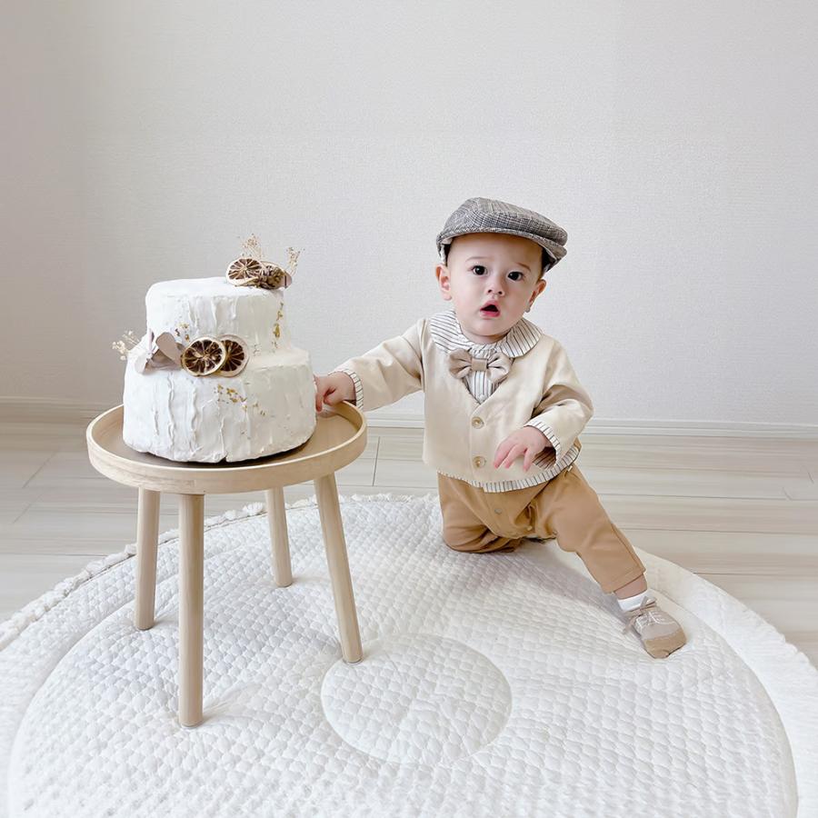 mocmof（モクモフ） おめかし フォーマル カバーオール ロンパース べビー 男の子 女の子 出産祝い 記念日 600-554100 70 ...