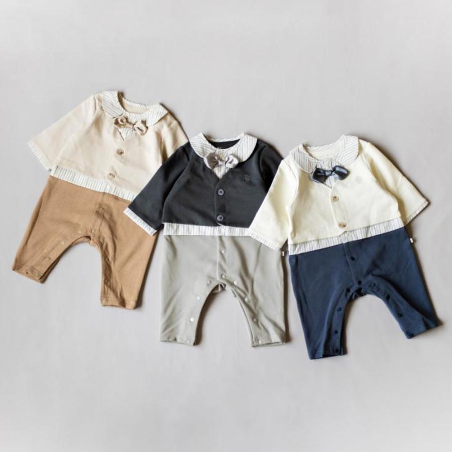 mocmof（モクモフ） おめかし フォーマル カバーオール ロンパース べビー 男の子 女の子 出産祝い 記念日 600-554100 70 ...