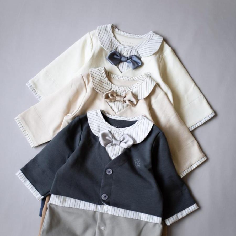 mocmof（モクモフ） おめかし フォーマル カバーオール ロンパース べビー 男の子 女の子 出産祝い 記念日 600-554100 70 ...