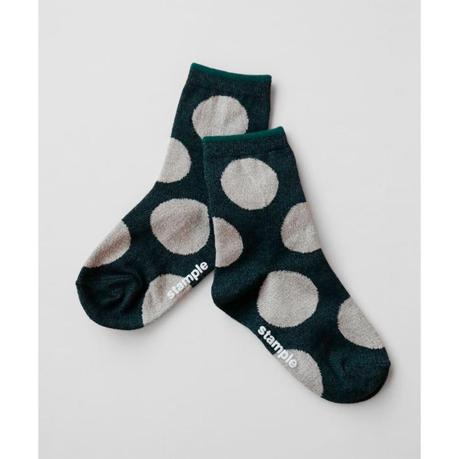 stample 靴下 キッズ スタンプル Stample ニュアンスドット クルーソックス 3P 3足組 男の子 女の子 子供 保育所 幼稚園 小学生 ベビー16-25cm 73007 ...