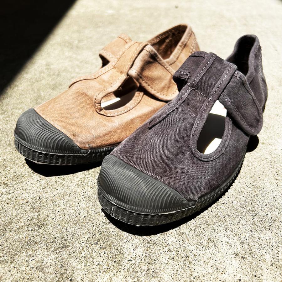 ベルクロ Tストラップ スニーカー キッズ シエンタ Cienta ムラ染め キャンバス シューズ ブラックソール 靴 13-21cm【国内正規品】 N77777 : 77n-777 ...