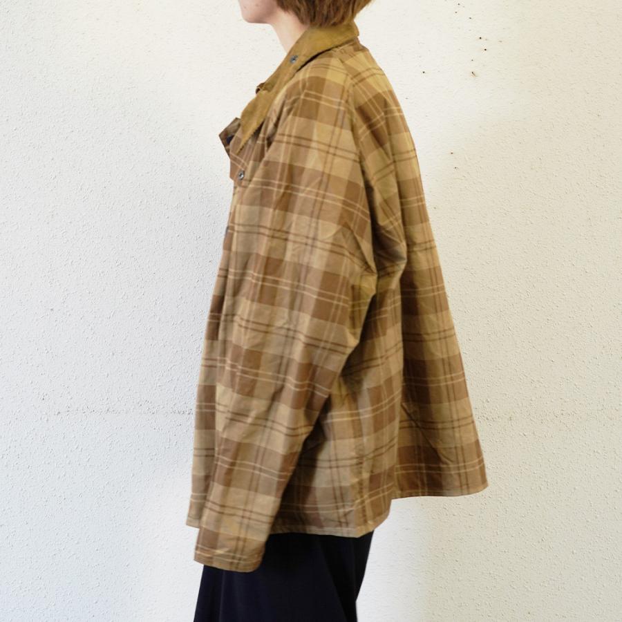 Barbour バブアー ユニセックス トランスポート タータンチェック ノンワックス アウター ブルゾン transport check cotton casual jacket【国内正規品 ...