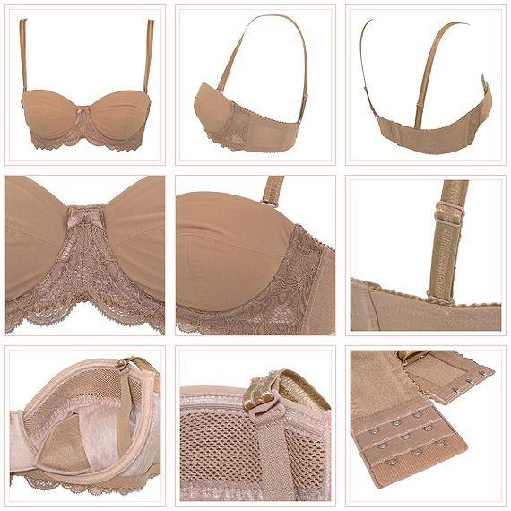 メール便送料無料：★最安値★KIYA（キヤ）#6570★ヌードスキンブラ（D65 ベージュ) : ランジェリーレアビューティー - 通販 - Yahoo!ショッピング