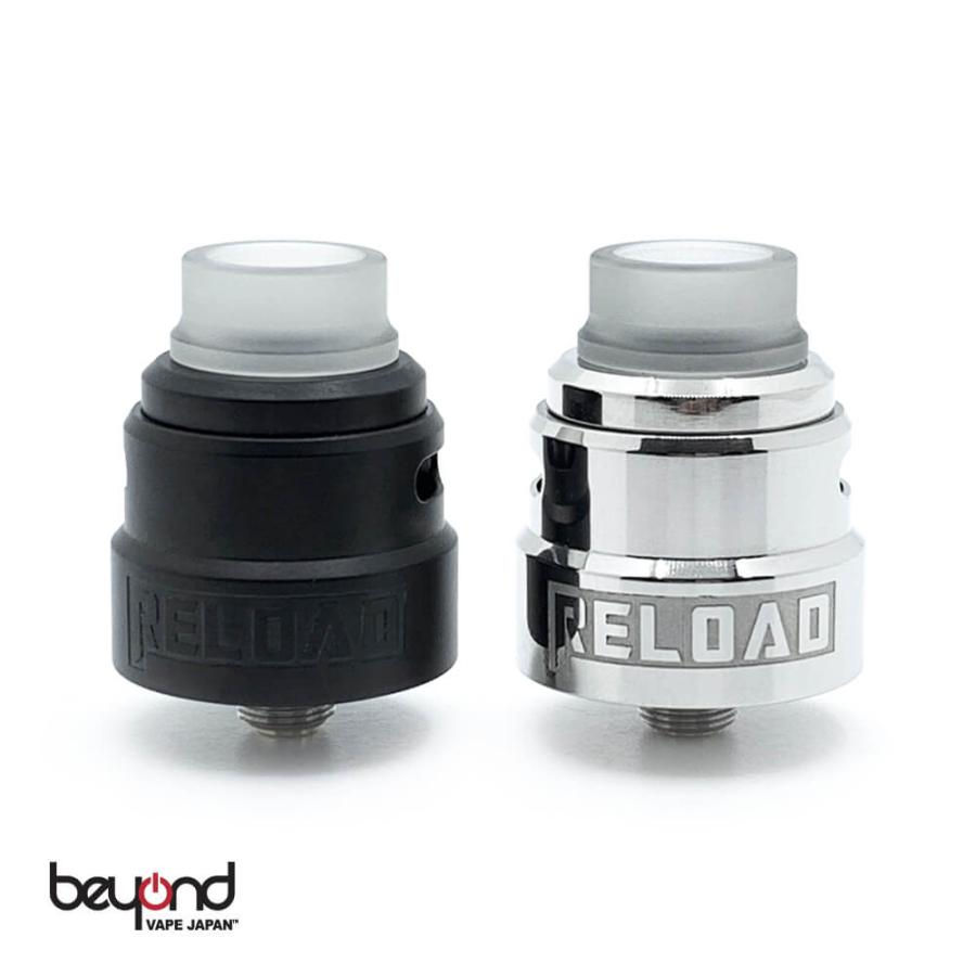 【Reload Vapor USA】Reload S RDA[24mm]リロード エス ブラック 黒 シルバー ポリッシュ 24K メッキ ...