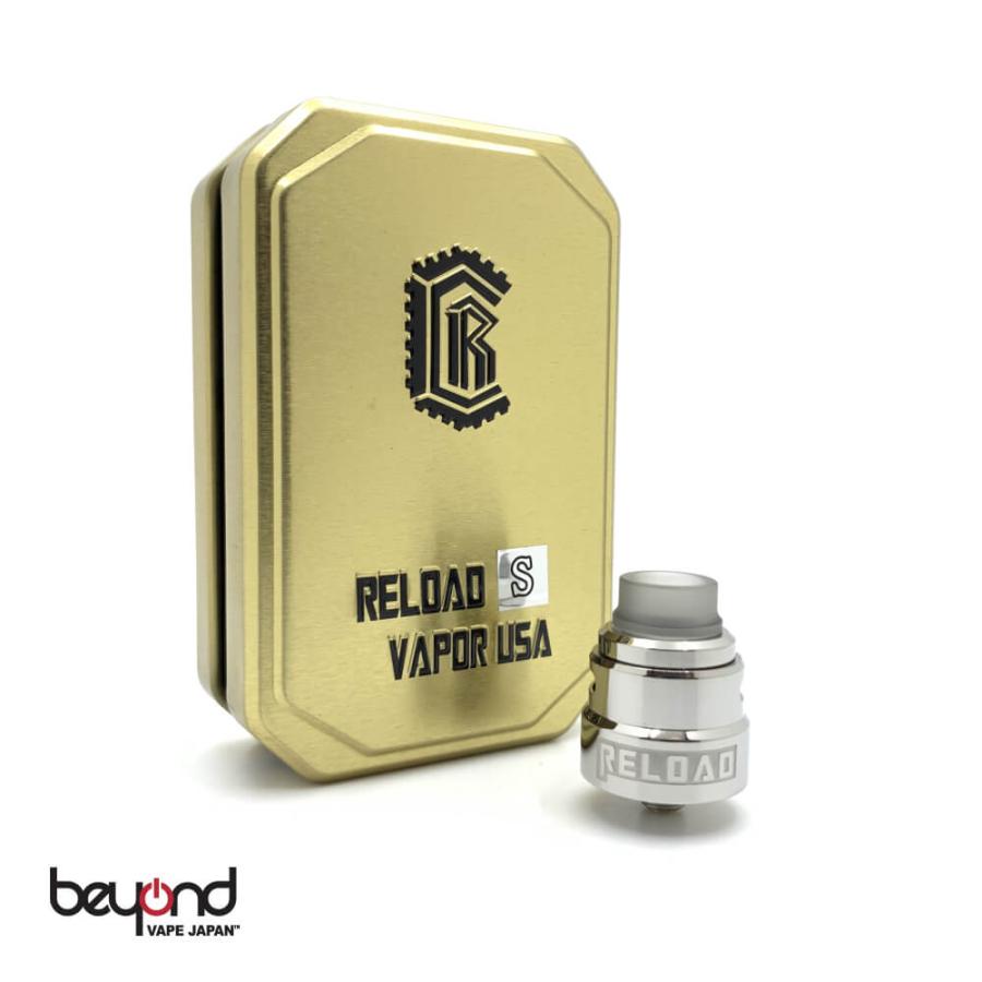 【Reload Vapor USA】Reload S RDA[24mm]リロード エス ブラック 黒 シルバー ポリッシュ 24K メッキ ...