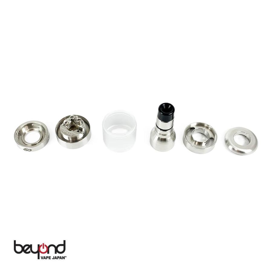 【Cloud Mods】Cloud2 RTA 22mm クラウドモッズ ギリシャ製 3.5ml ハイエンド シルバー シンプル ジュースコントロール ベイプ 電子タバコ アトマイザー VAPE ...