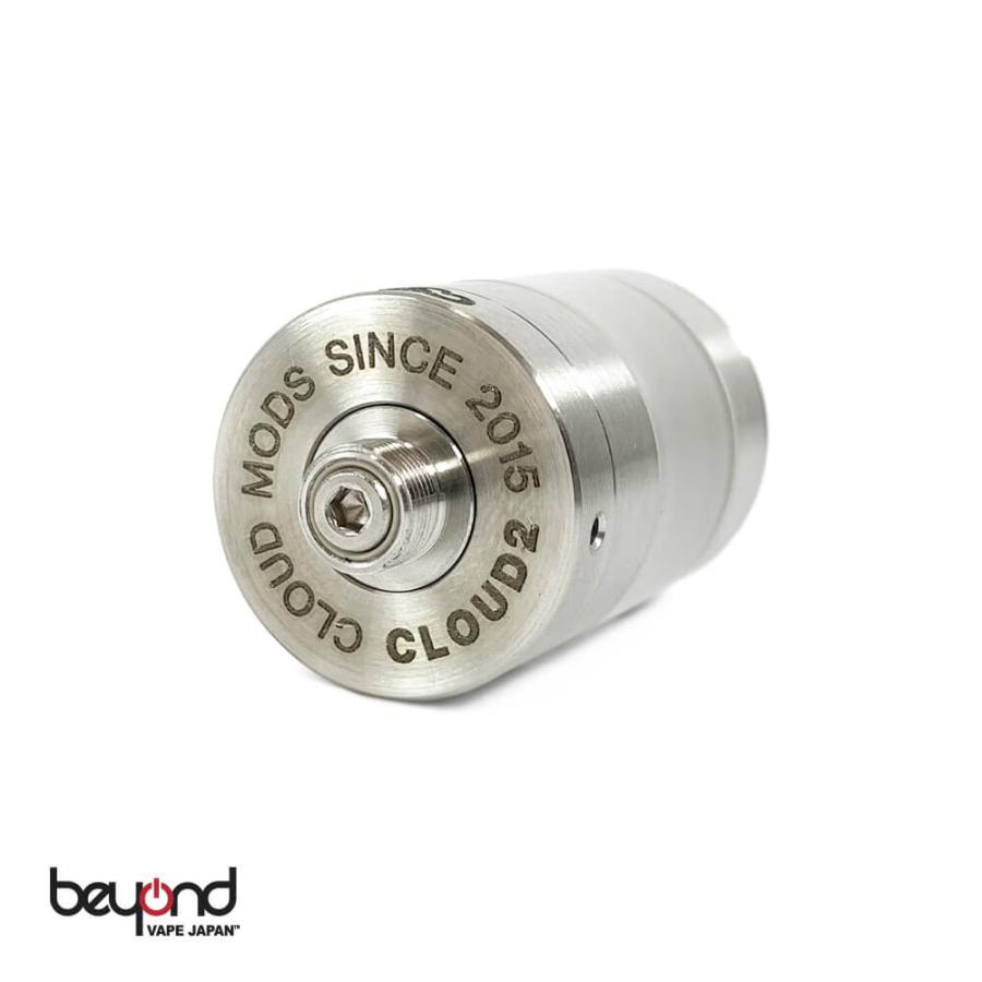 【Cloud Mods】Cloud2 RTA 22mm クラウドモッズ ギリシャ製 3.5ml ハイエンド シルバー シンプル ジュースコントロール ベイプ 電子タバコ アトマイザー VAPE ...