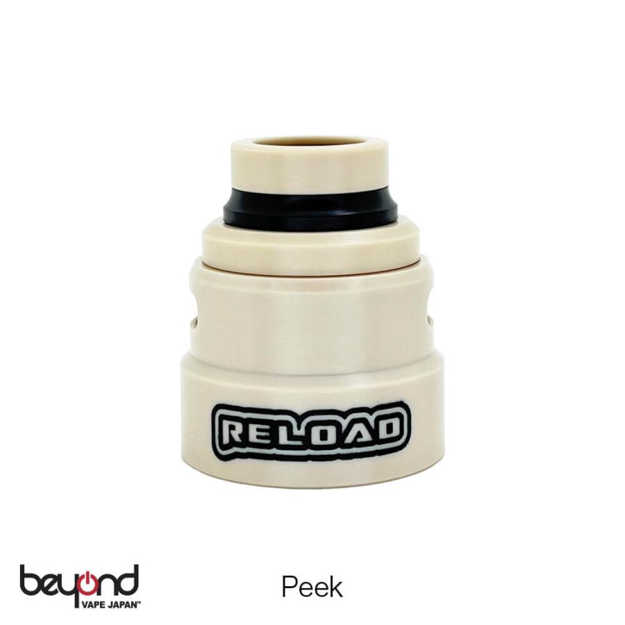 【Reload Vapor USA】Reload S RDA SE Cap With Drip Tip リロード キャップ ゴールド ウルテム ...