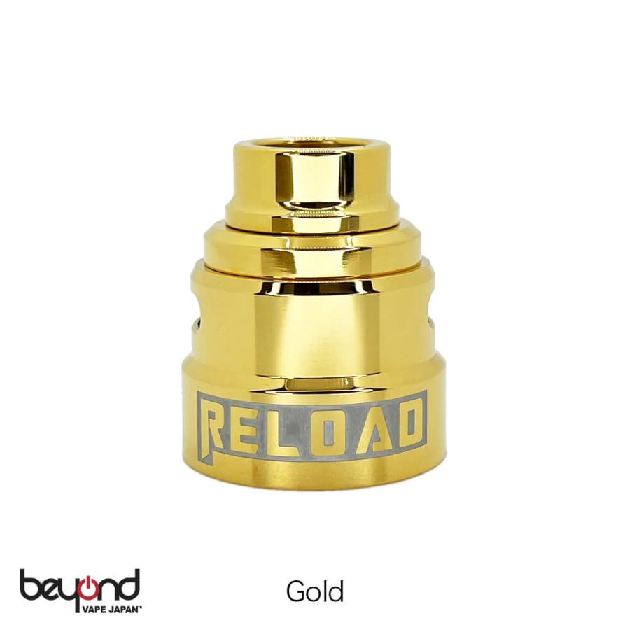 【Reload Vapor USA】Reload S RDA SE Cap With Drip Tip リロード キャップ ゴールド ウルテム ...