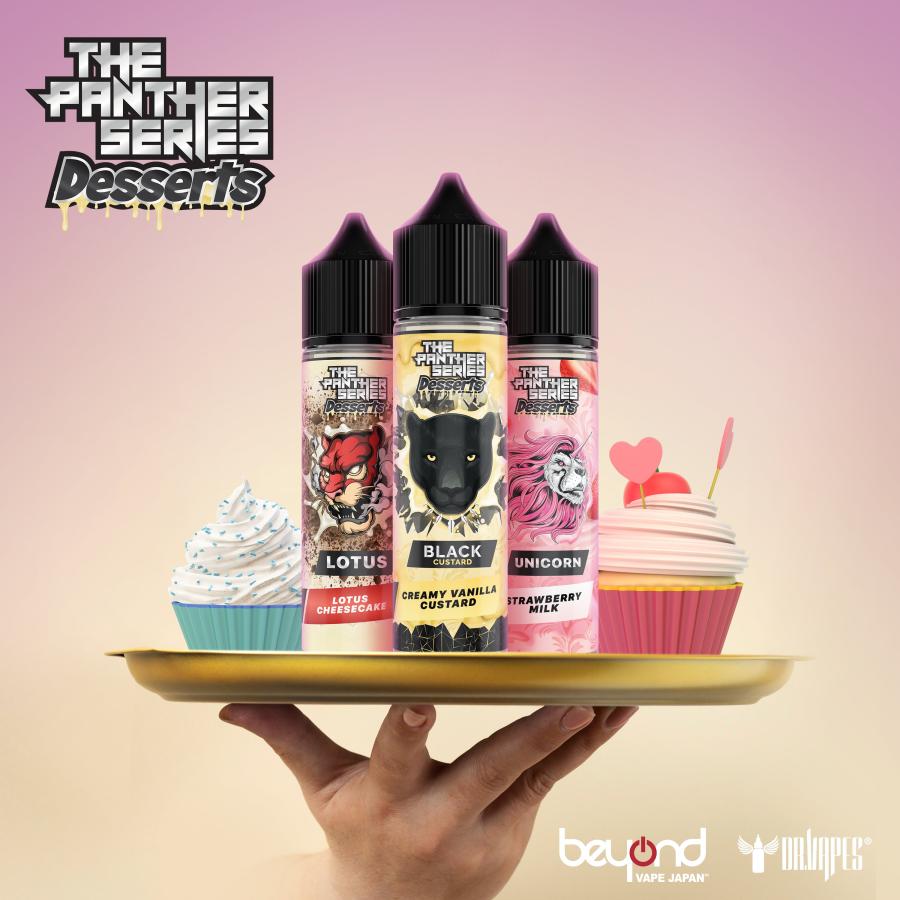 【Dr.Vapes】The Panther Series Desserts 全3種 50ml バニラ カスタード チーズケーキ シナモン 苺 ...