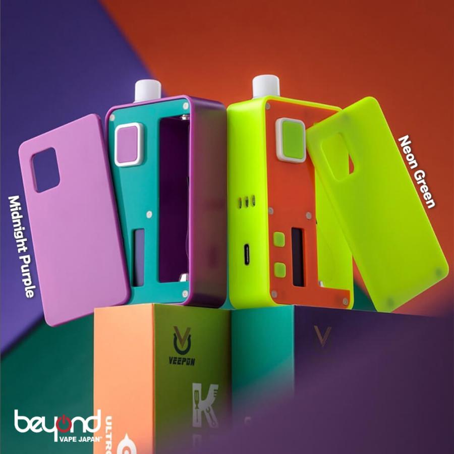 【VEEPON】KUKA AIO Pro [KUKA RBA付] 18650 テクニカルモッド 全2色 パープル 紫 グリーン 緑 デバイス 本体 クカ VP60チップ搭載 ボロ互換機 ...
