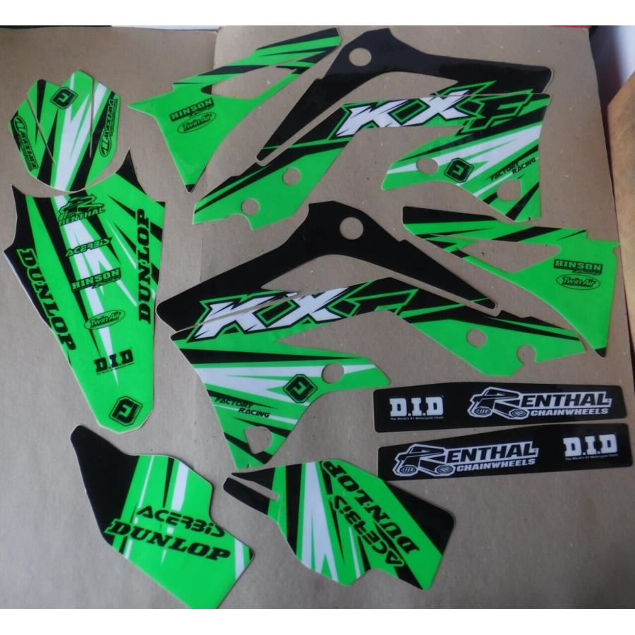 カワサキ KX450F 2012-2015 グラフィック デカール ステッカー Flu Designs PTS6 : B&E ZIPANG - 通販 - Yahoo!ショッピング
