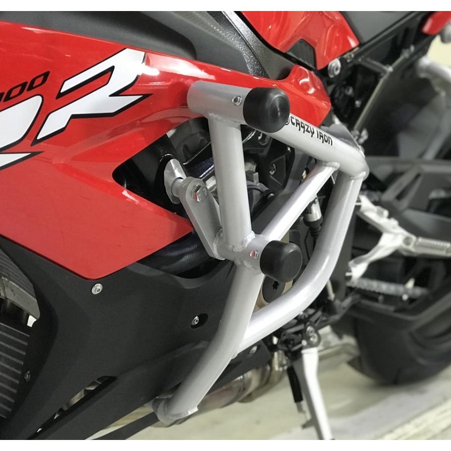 BMW S1000RR K67 2018- クラッシュバー エンジンガード スライダー スタントケージ engine guard CRAZY ...