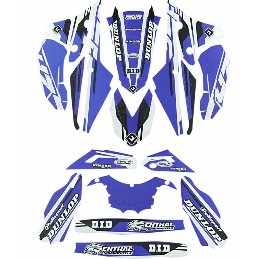 ヤマハ YZ250F 2014-2016 YZ450F 2014-2017 グラフィック デカール ステッカー FLU DESIGNS PTS4 TEAM : B&E ZIPANG - 通販 ...