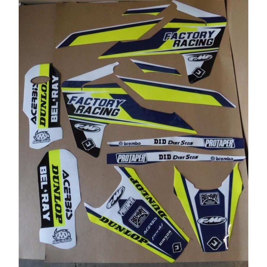 ハスクバーナ TC FC 125-450 2016-2017 FX TX 2017 グラフィック ステッカー デカール FLU DESIGNS ...