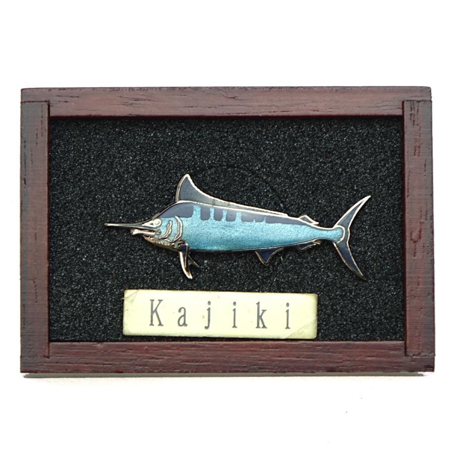 魚ピンズ カジキ 梶木 本七宝 ビンテージ フィッシュ ピンズ Vintage Fish Pin's 海水魚 ピンバッジ 釣り 【AZ ...