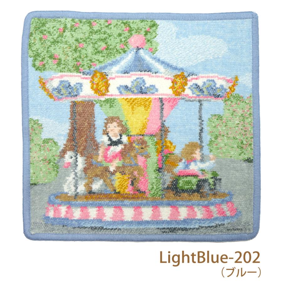 feiler FEILER フェイラー Fun Fair 【25cm】 ハンカチ ハンドタオル メリーゴーランド 遊園地 : ビーハートYahoo!店 - 通販 - Yahoo!ショッピング