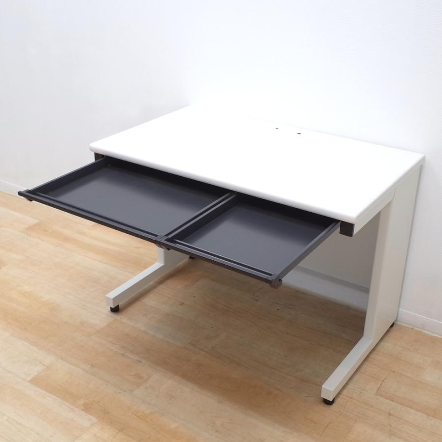 オフィスデスク プラス PLUS フラットライン 平デスク SP-T106 W1000 ホワイト 事務机 オフィスデスク パソコンデスク 平机 KK14426 中古オフィス家具 : 14426 ...
