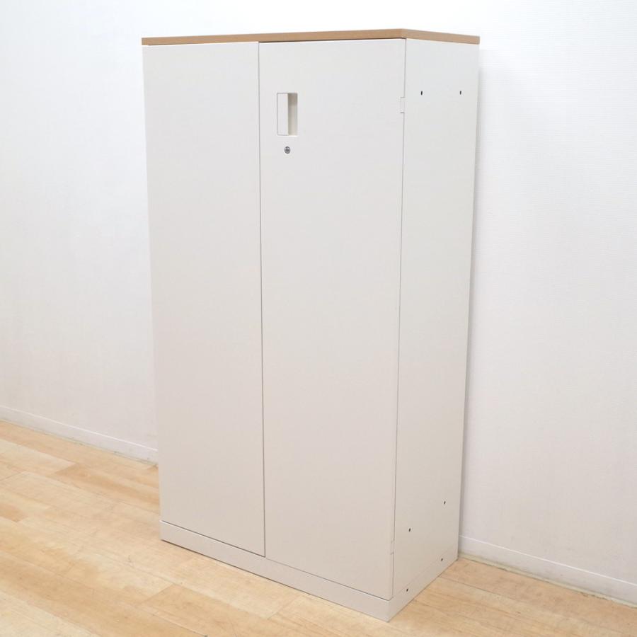 イトーキ キャビネット ITOKI eSキャビネット 両開き書庫 4段棚 W800 D400 H1470 ホワイト 観音開き 単体書庫 天板付 KK16588 中古オフィス家具 : ビックリ ...