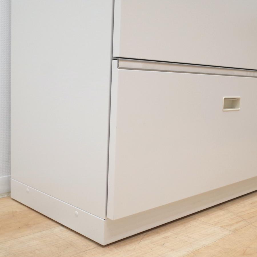 イトーキ キャビネット ITOKI シンライン THIN LINE 上下書庫 両開き ラテラル ホワイト ハイキャビネット A4 引き出し 鍵有 KK16860 中古オフィス家具 : ビックリ ...