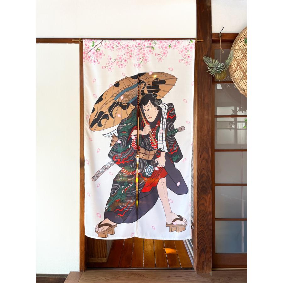 のれん 暖簾 目隠し 間仕切り 和柄 和風 85X150cm 本縫いのれん N 錦絵利平 : 21312 : BIC SHOP - 通販 - Yahoo!ショッピング
